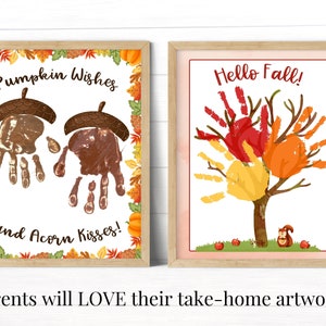 Fall Crafts for Kids, Preschool Toddler Printable Set, Daycare ...