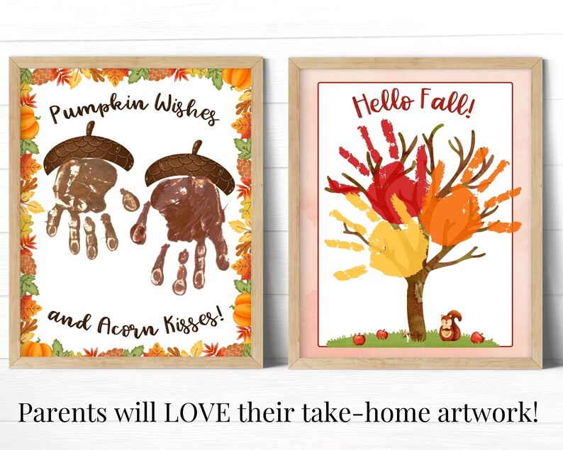 Fall Crafts for Kids, Preschool Toddler Printable Set, Daycare ...