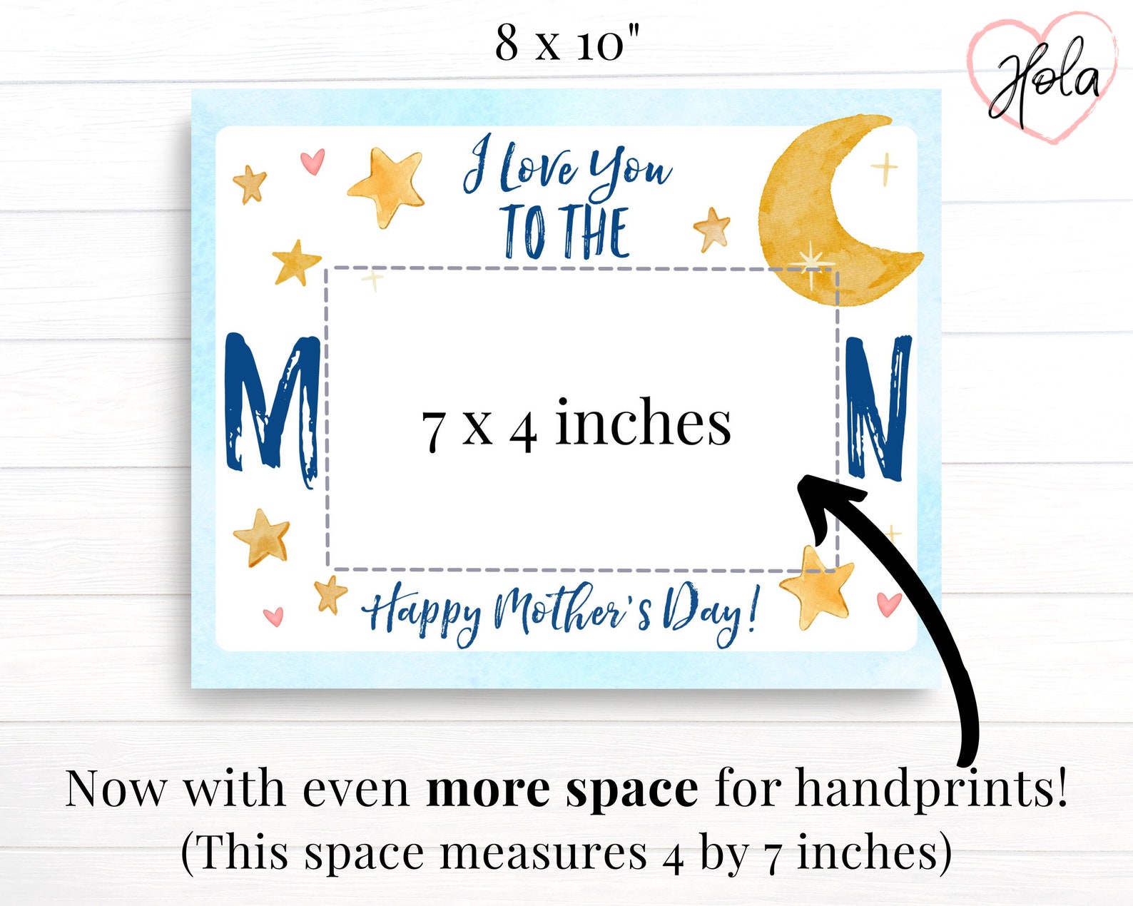 I Love You to the Moon and Back Mother's Day Gift From - Etsy