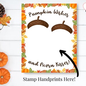 Fall Preschool Arts and Crafts, Pumpkin Wishes and Acorn Kisses ...