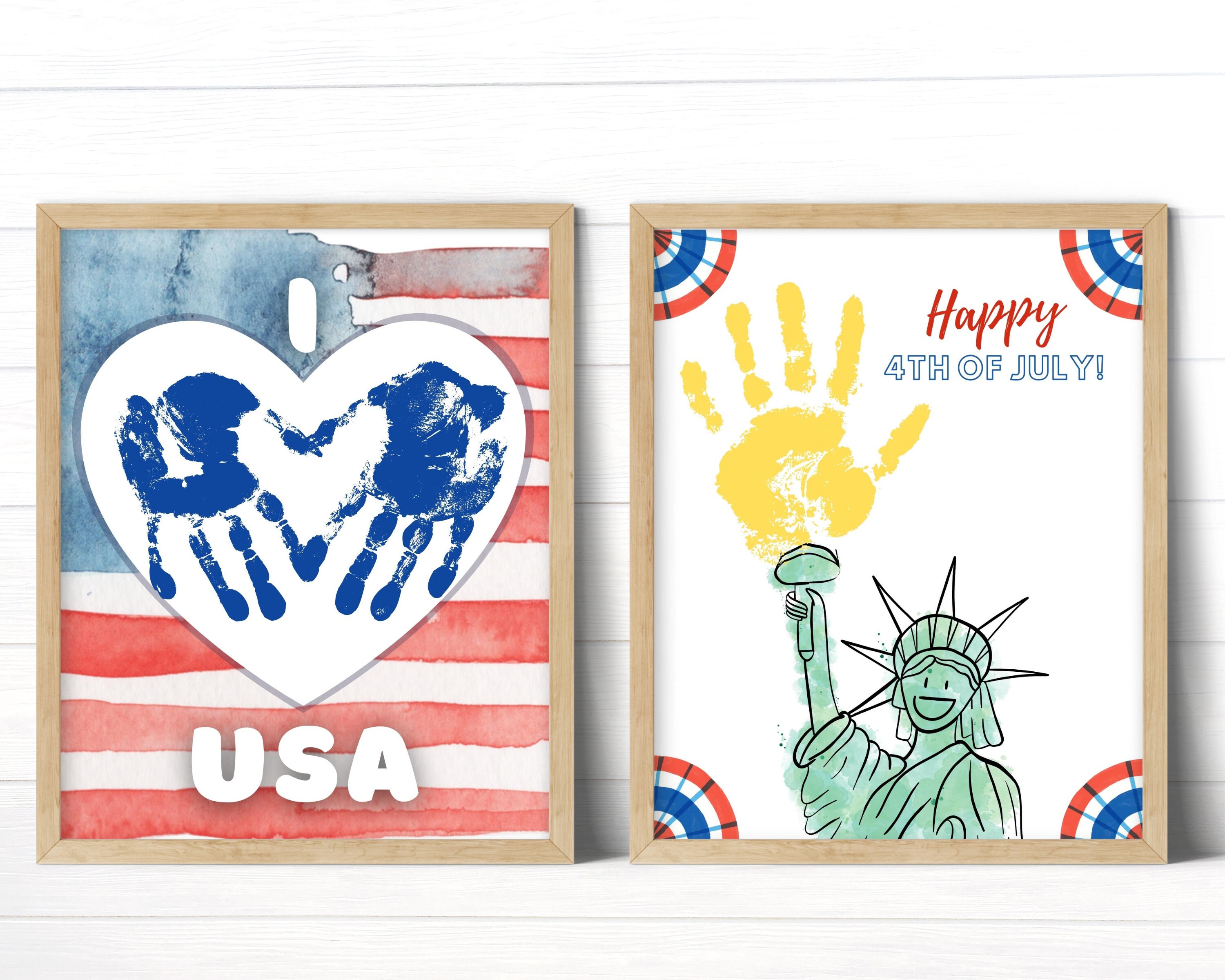 Independence Day Handprint Crafts for Kids July 4th Art Kit - Etsy Hong ...