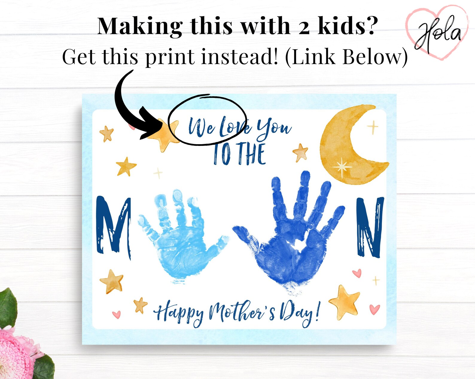 I Love You to the Moon and Back Mother's Day Gift From - Etsy