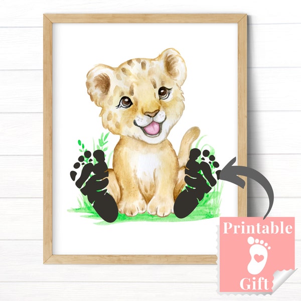 Lion Footprint - Etsy