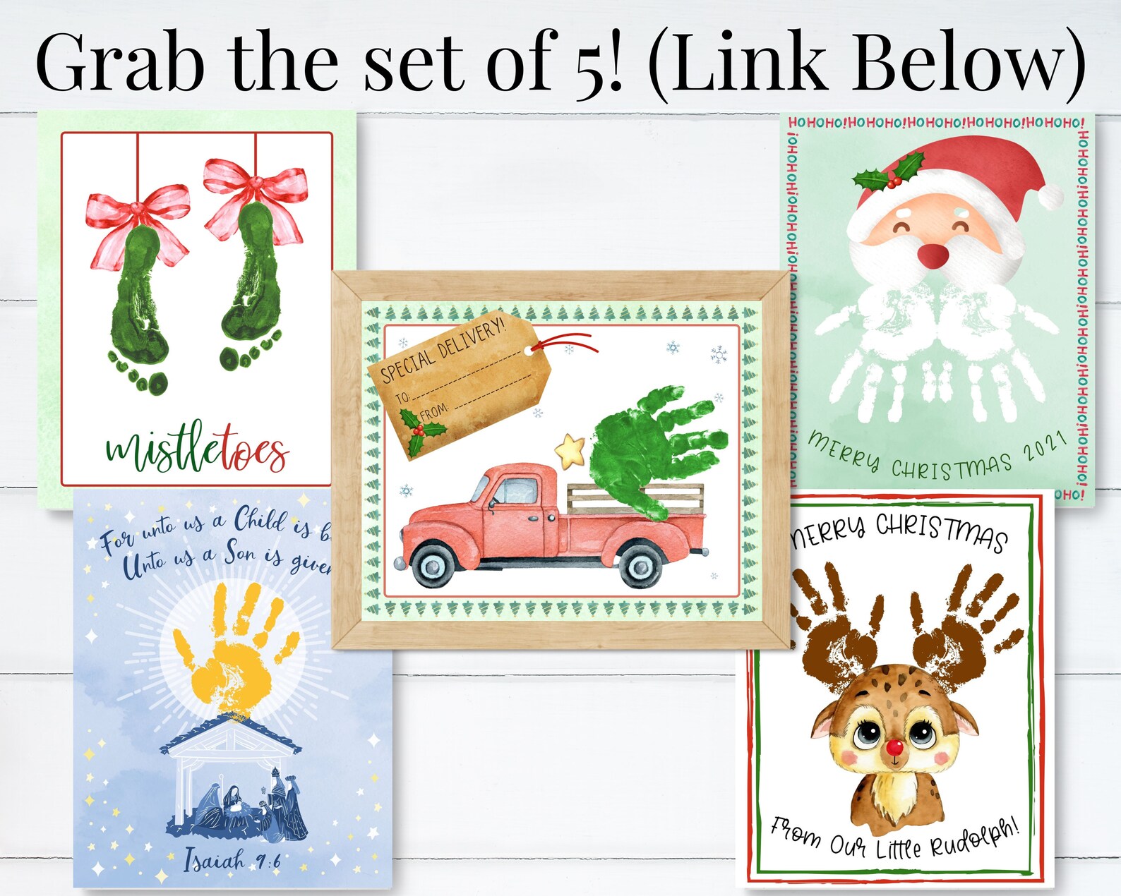 Christmas Handprint Crafts for Kids Birth of Jesus Nativity - Etsy