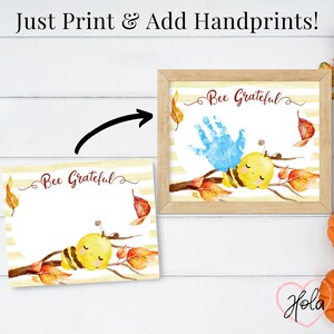 Thanksgiving Handprint Craft, Preschool Thanksgiving Crafts, Printable ...