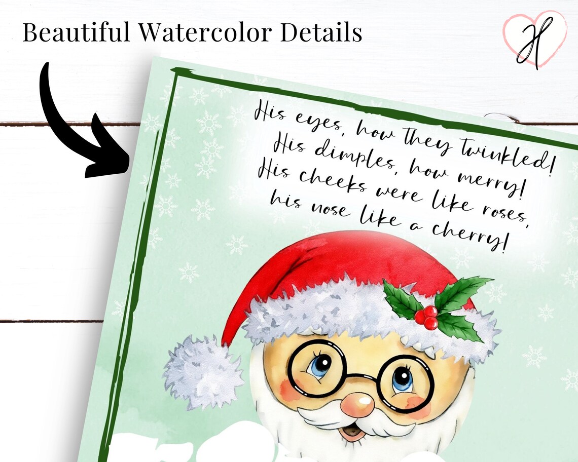 Personalized Night Before Christmas Book for Kids, DIY Christmas Gift ...