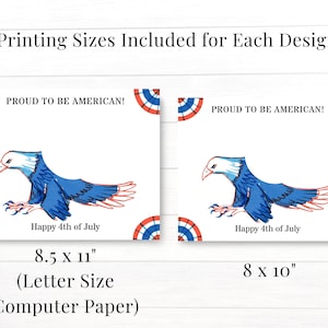 4th of July Handprint Art, Proud to Be American, Bald Eagle Craft for ...