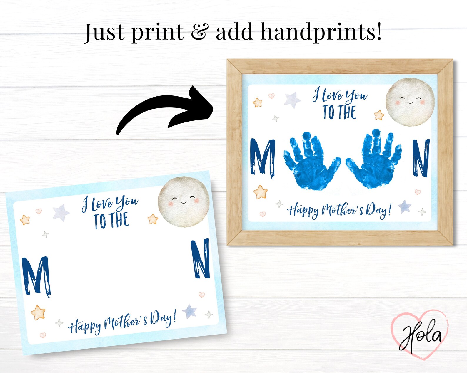 Preschool Hands on Art Activities Set for Spring, Handprint Crafts for ...