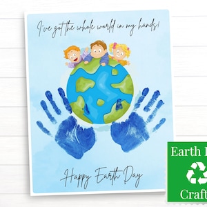 Earth Day Printable Craft for Preschool Toddlers, I've Got the Whole ...