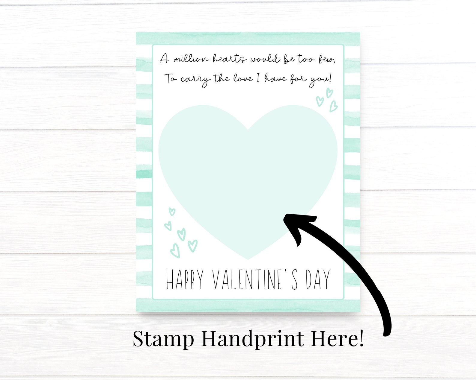 Valentines Day Gift for Parents, Preschool Teacher Printable Template ...