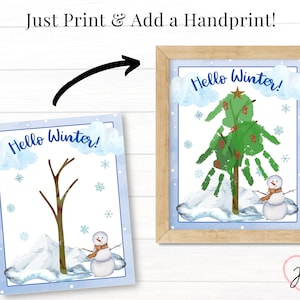 Four Seasons Handprint Trees, Preschool Lesson Printables, Hand Art ...