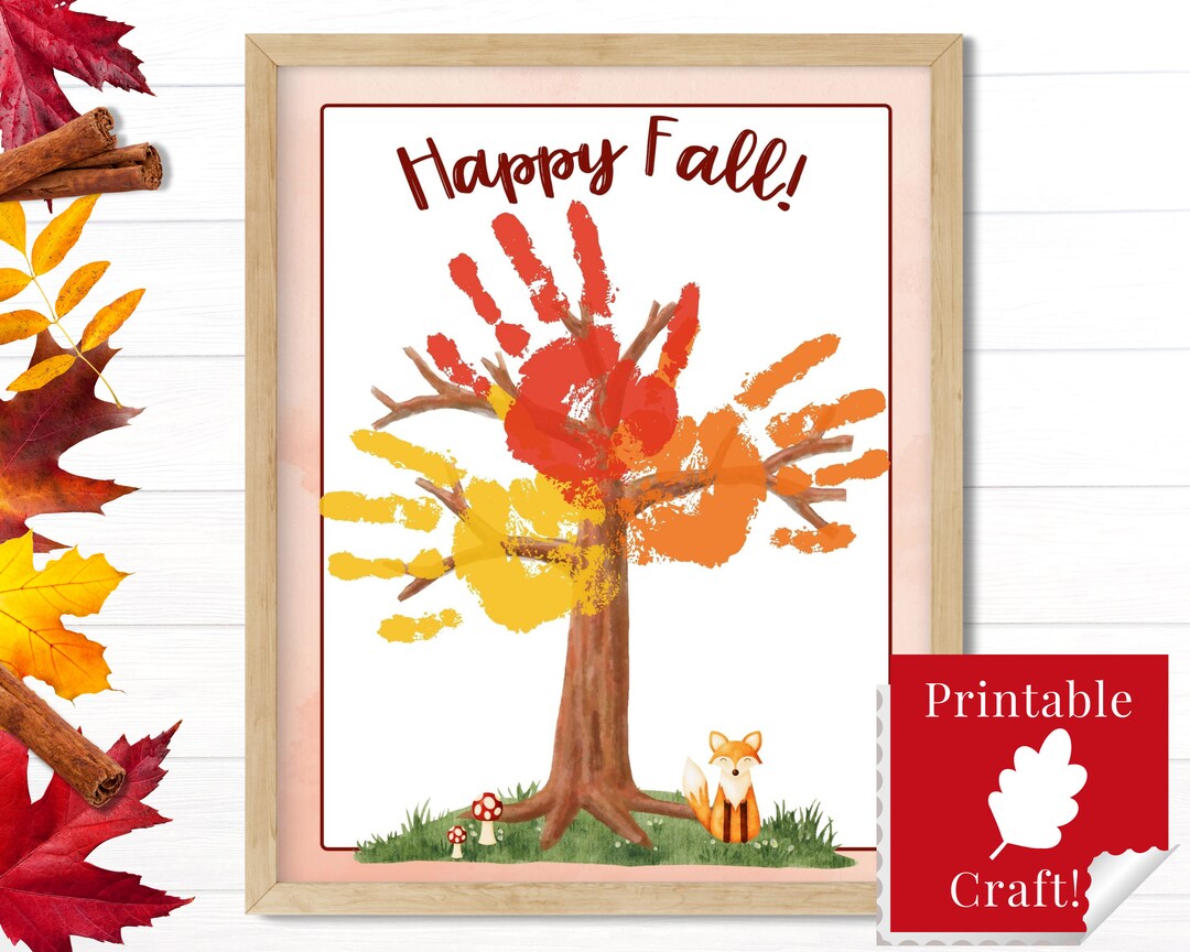 Preschool Printable Activity for Fall, Art Prints, Toddler Painting ...