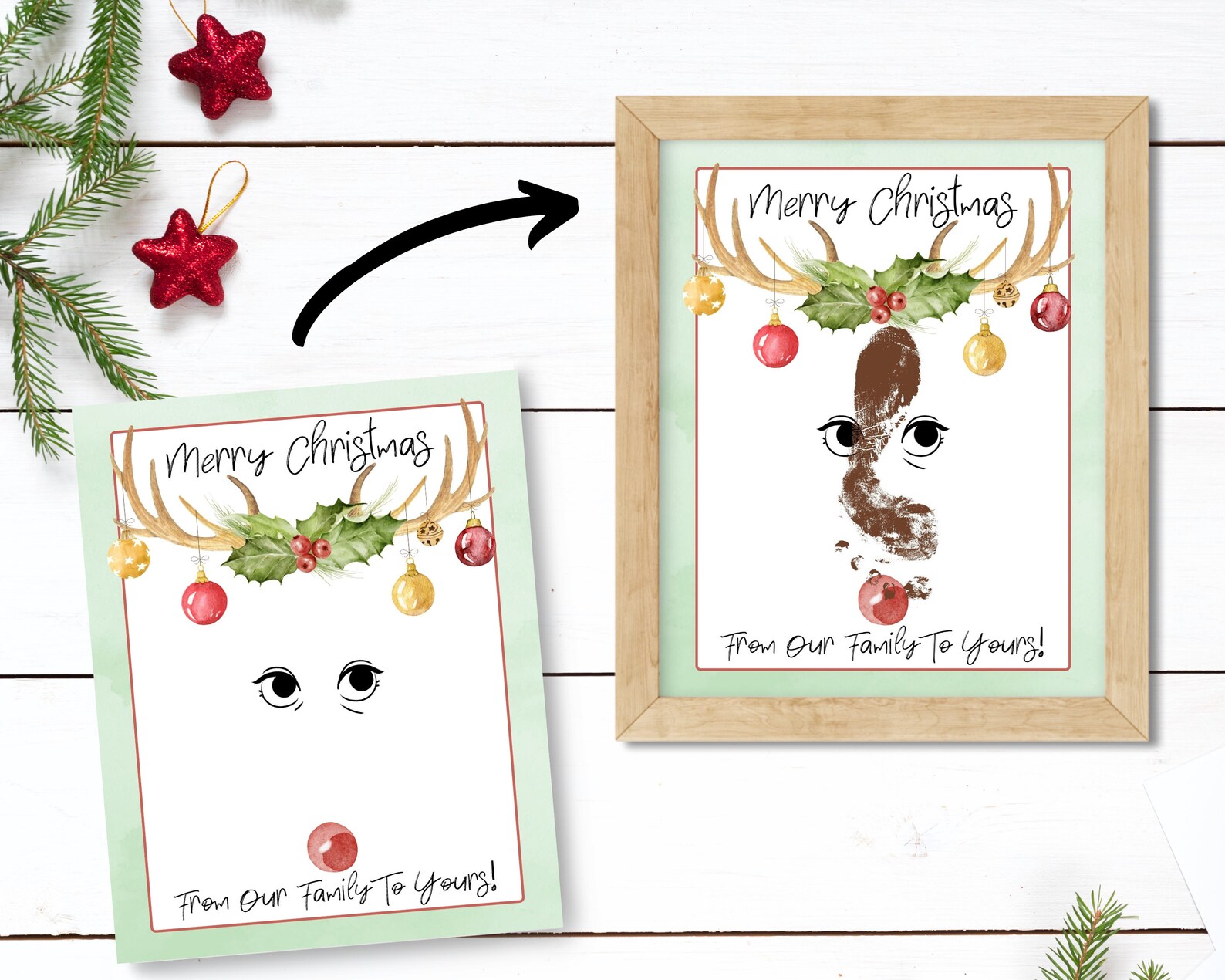 Handmade Christmas Card Gifts Ideas From Kids, Family Holiday Crafts ...