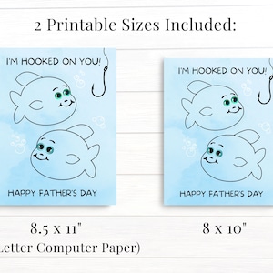 Father's Day Gift From Kid, Printable Handprint Art Craft, Hooked on ...