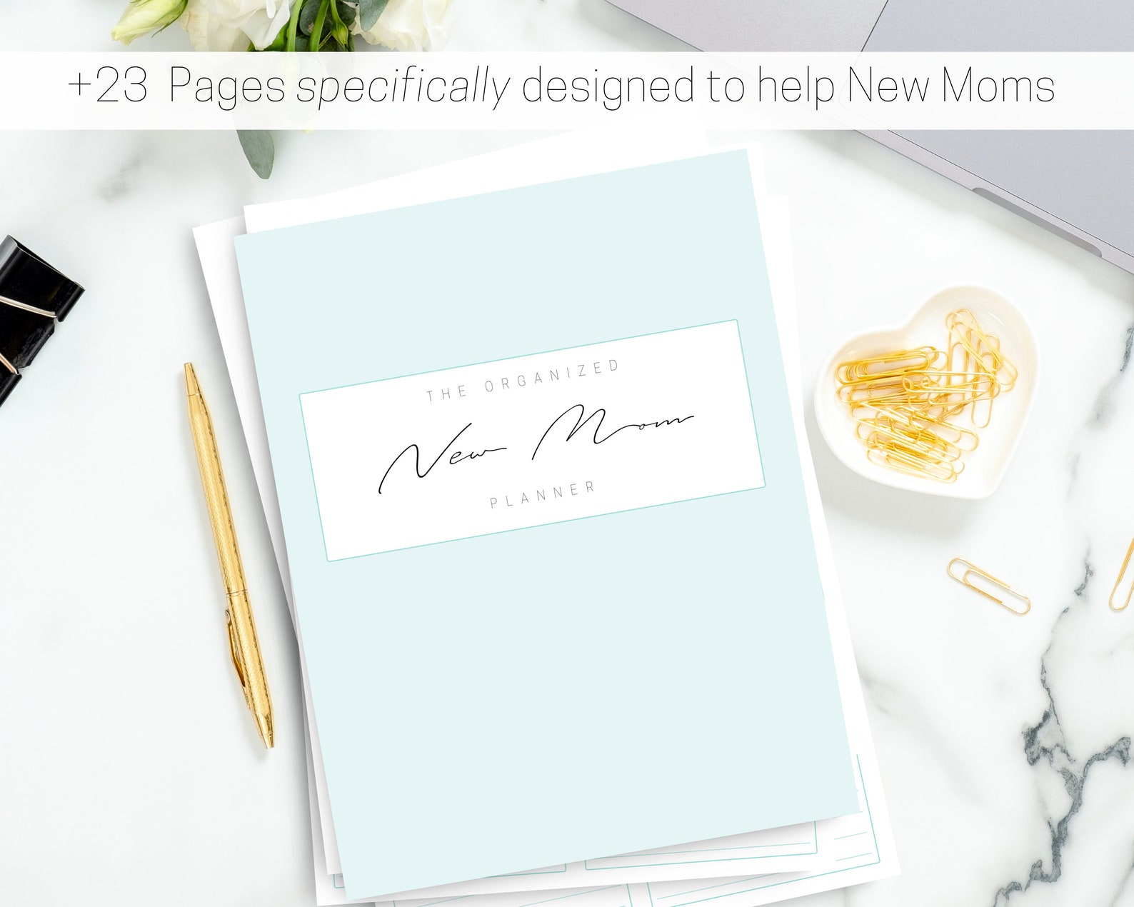 New Mom Planner, Printable Journal Inserts, Newborn Breastfeeding ...