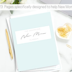New Mom Planner, Printable Journal Inserts, Newborn Breastfeeding ...