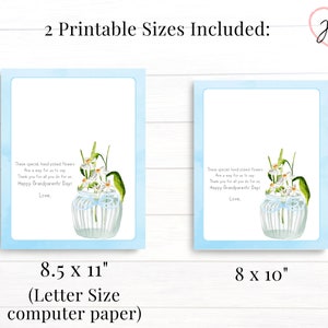 Grandparents Day Handprint Flowers, DIY Poem Card From 2 Grandkids ...