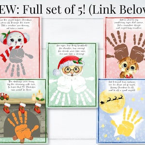 Night Before Christmas Mouse Handprint Craft for Kids, Cute Holiday DIY ...