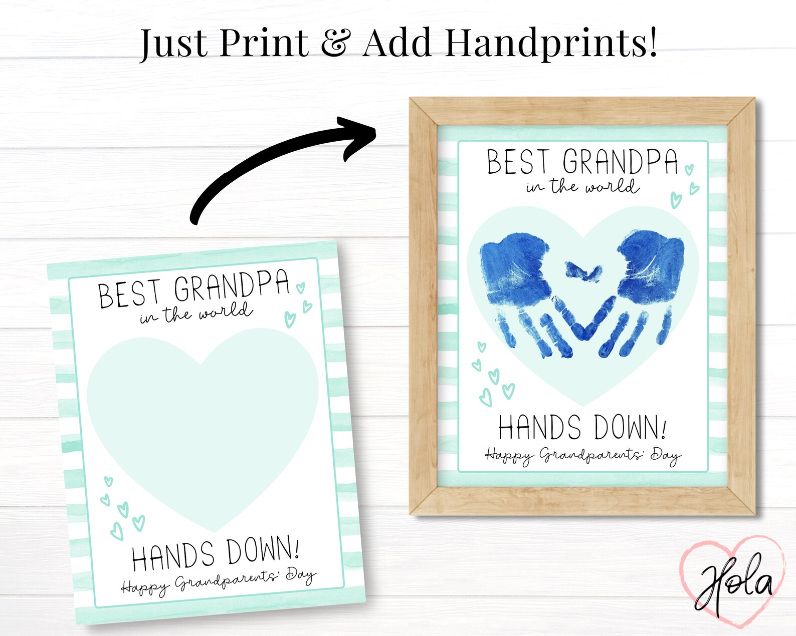Grandparents Day Gift for Grandpa From Baby or Toddler - Etsy