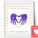 Mothers Day Gift From Daughter, Pink DIY Handprint Card for Toddler ...