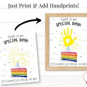 Student Birthday Card, It's My Special Birthday Craft Activity for ...