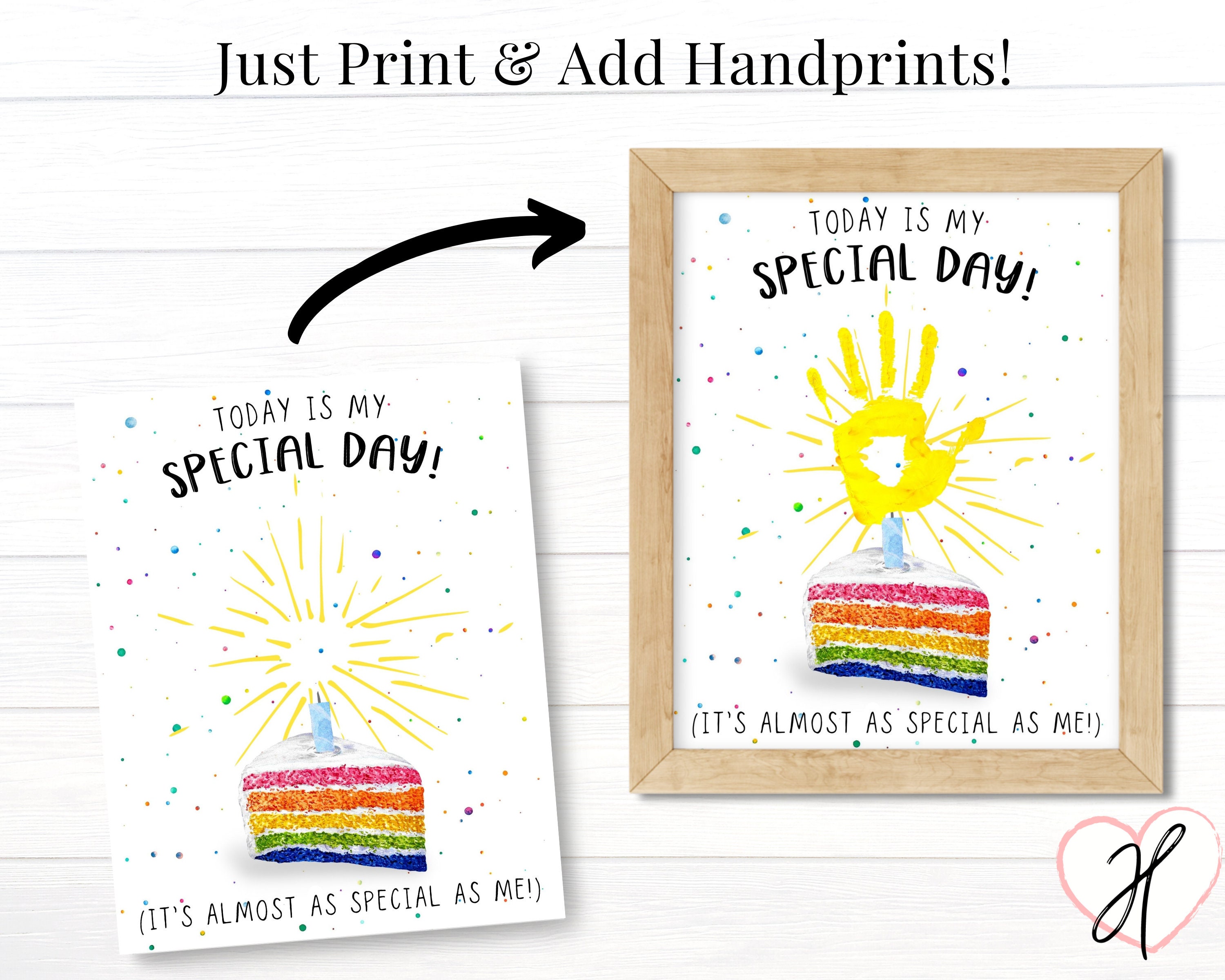 Student Birthday Card, It's My Special Birthday Craft Activity for ...