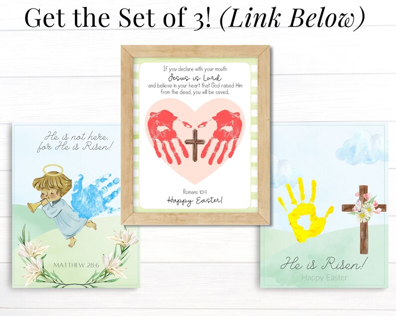 Easter Sunday School Crafts Christian Themed Handprint - Etsy