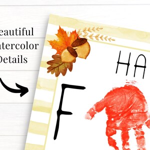 Happy Fall Yall Handprint, Fall Crafts for Kids, Preschool and Daycare ...