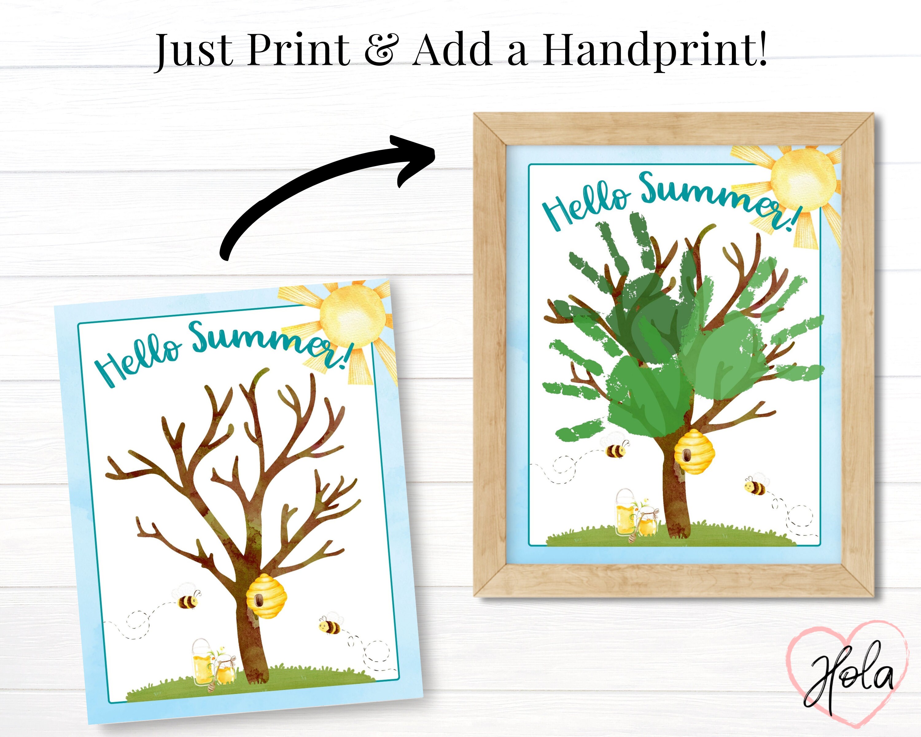 Four Seasons Handprint Trees Preschool Lesson Printables - Etsy Australia