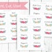 Nursery Organization Set of 80 Floral Printable Drawer Labels - Etsy