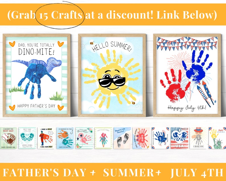 Love You to the Beach and Back Handprint Craft for Kids, DIY Printable ...