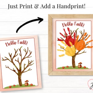 Four Seasons Handprint Trees, Preschool Lesson Printables, Hand Art ...