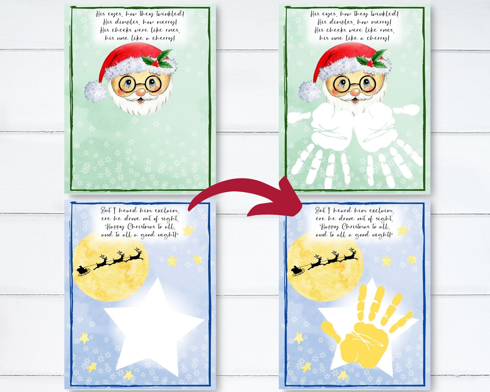 Personalized Night Before Christmas Book for Kids DIY - Etsy