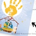 Christmas Handprint Crafts for Kids, Birth of Jesus Nativity Christian ...