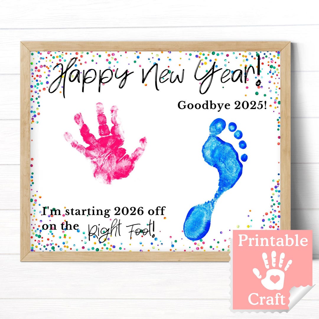Preschool New Year Printable, Happy New Year 2026 Bulletin Board Prints ...