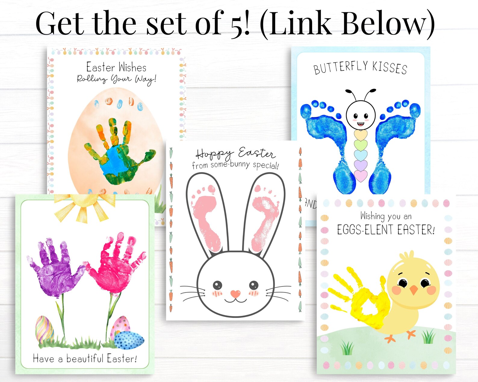 Spring and Easter Crafts for Kids Preschool Footprint Art - Etsy