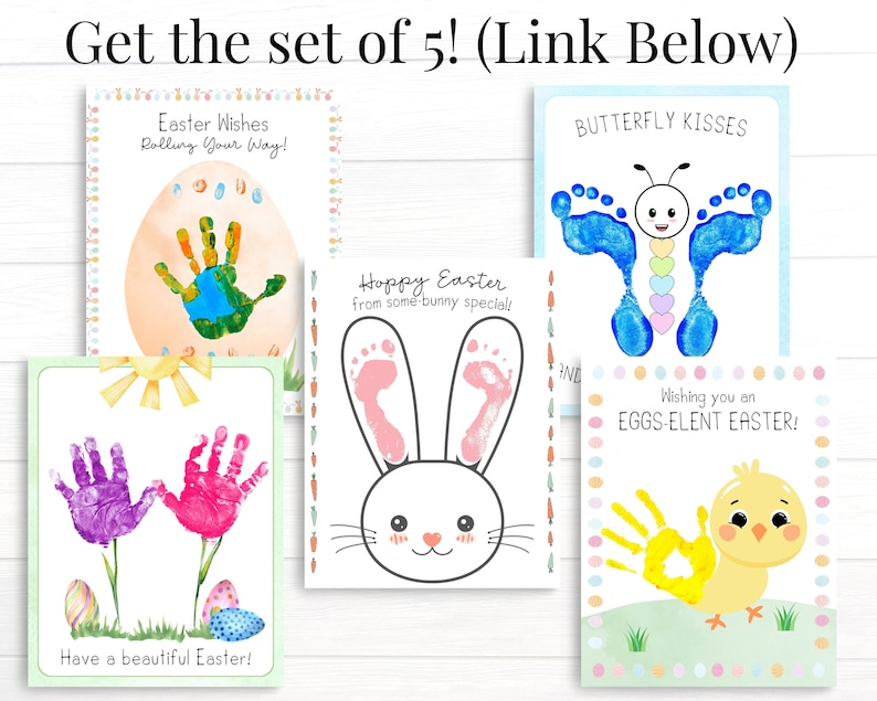 Spring and Easter Crafts for Kids Preschool Footprint Art - Etsy
