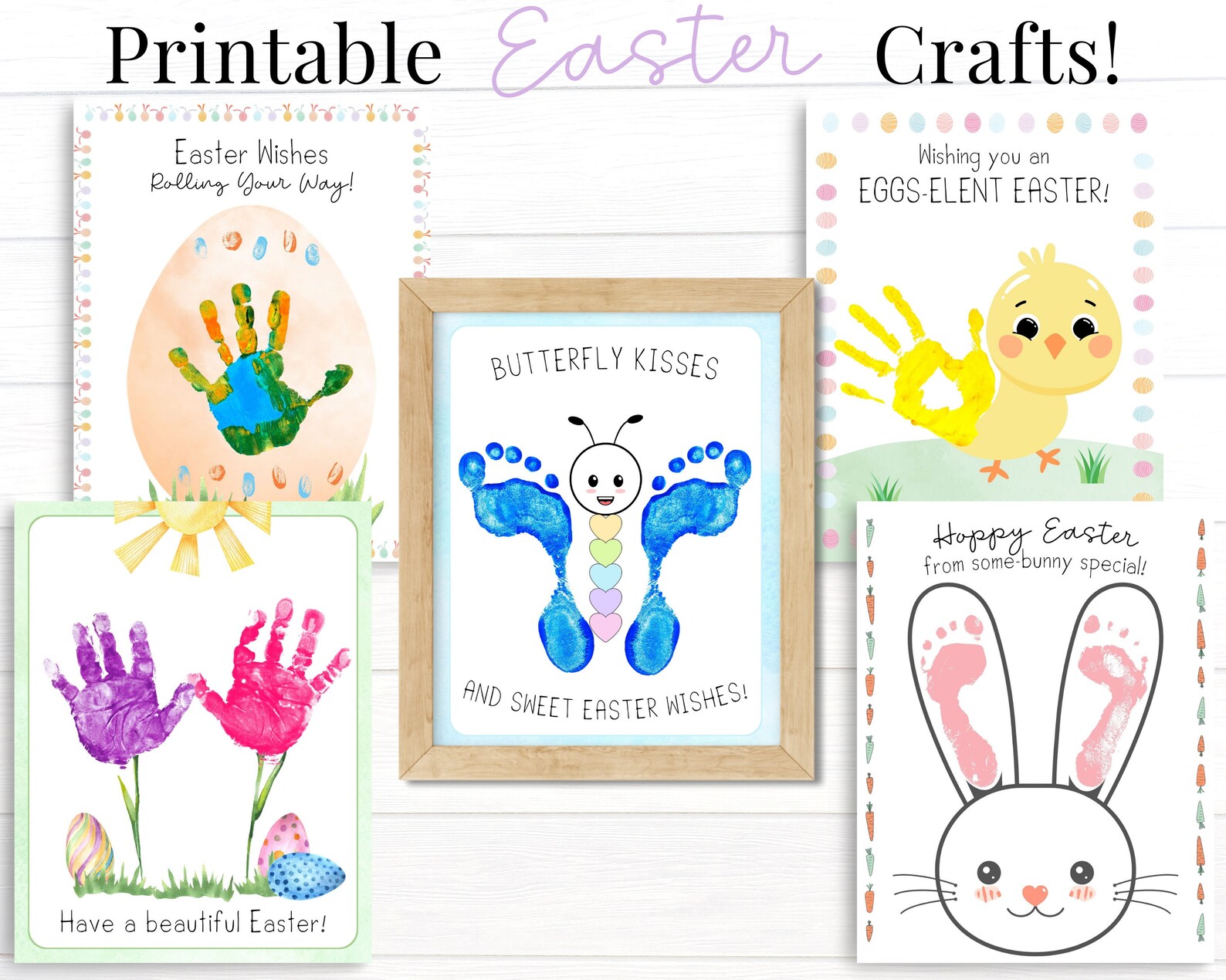 Easter Arts and Crafts Kit for Kids Handmade Easter Cards | Etsy