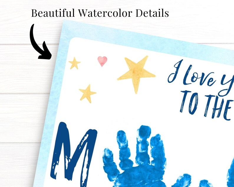 I Love You to the Moon and Back Mother's Day Gift From - Etsy