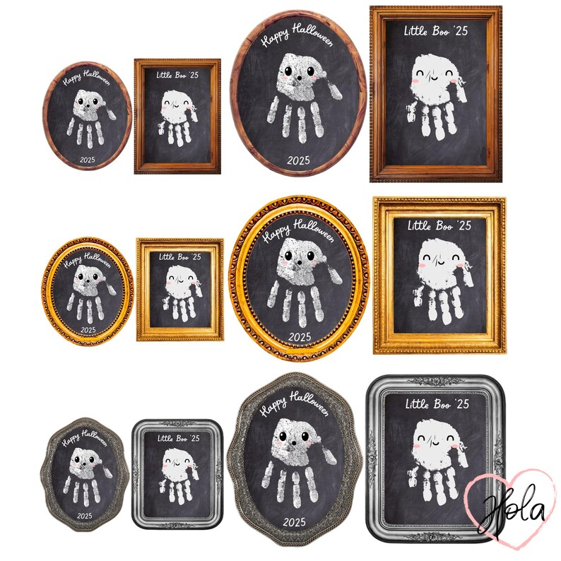 Ghost Handprint Art: Preschool or Daycare Halloween Keepsake Craft ...