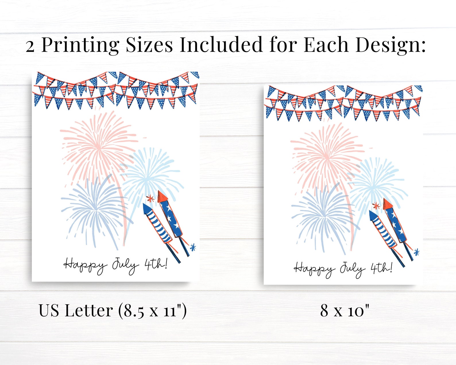 Fireworks Handprint Art for July 4th, USA Independence Day, Patriotic ...