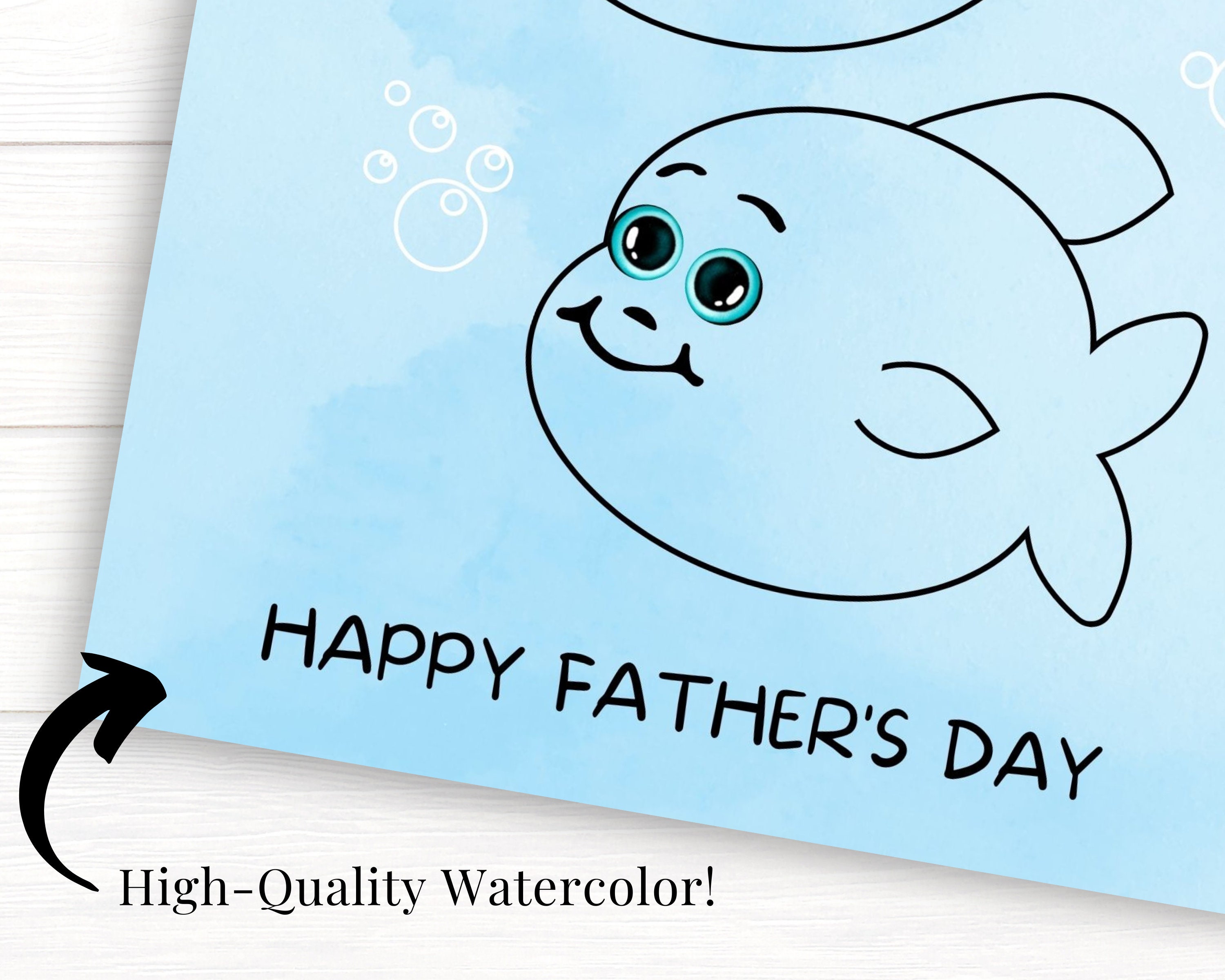 Father's Day Card From 2 Kids We're Hooked on You - Etsy