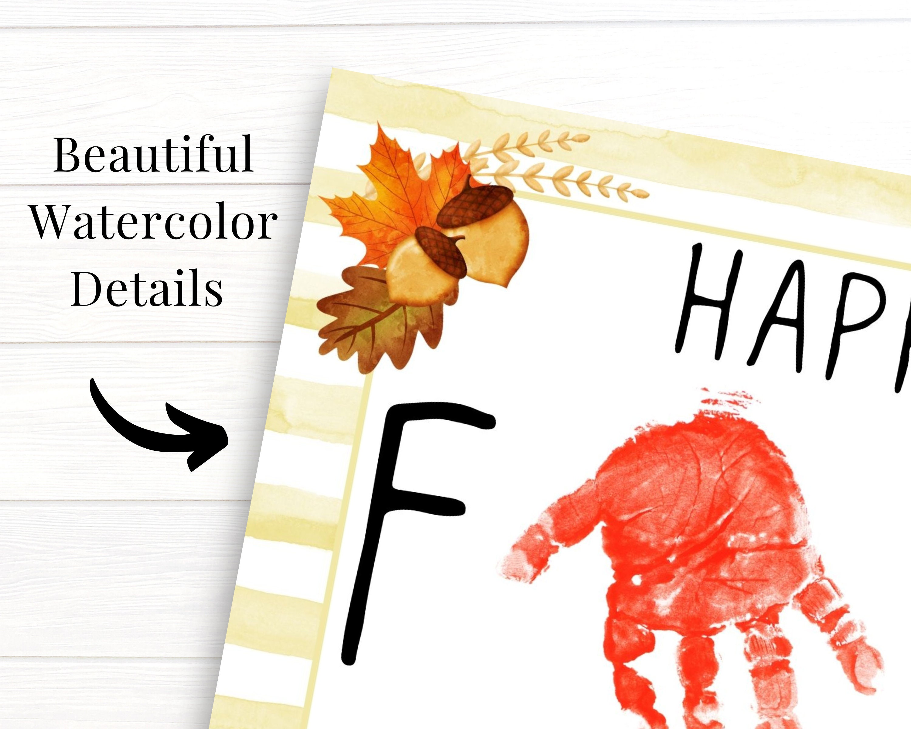 Happy Fall Y'all Handprint Sign, Preschool Activities for Autumn ...