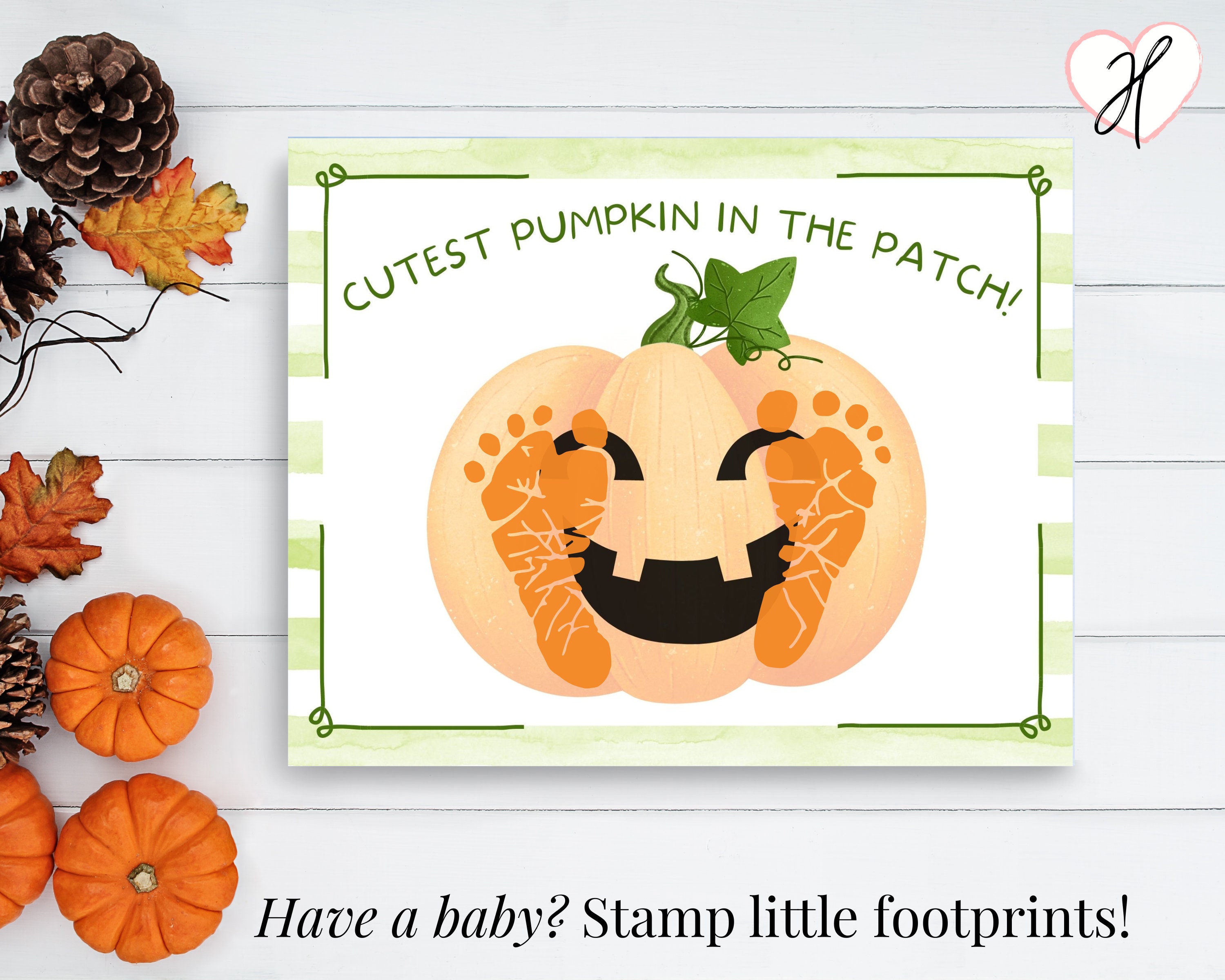 Halloween Craft, Cutest Pumpkin in the Patch Printable, Little Pumpkin ...