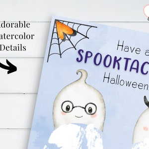 Halloween Handprint Craft for Toddlers, Ghost Printable, Preschool ...