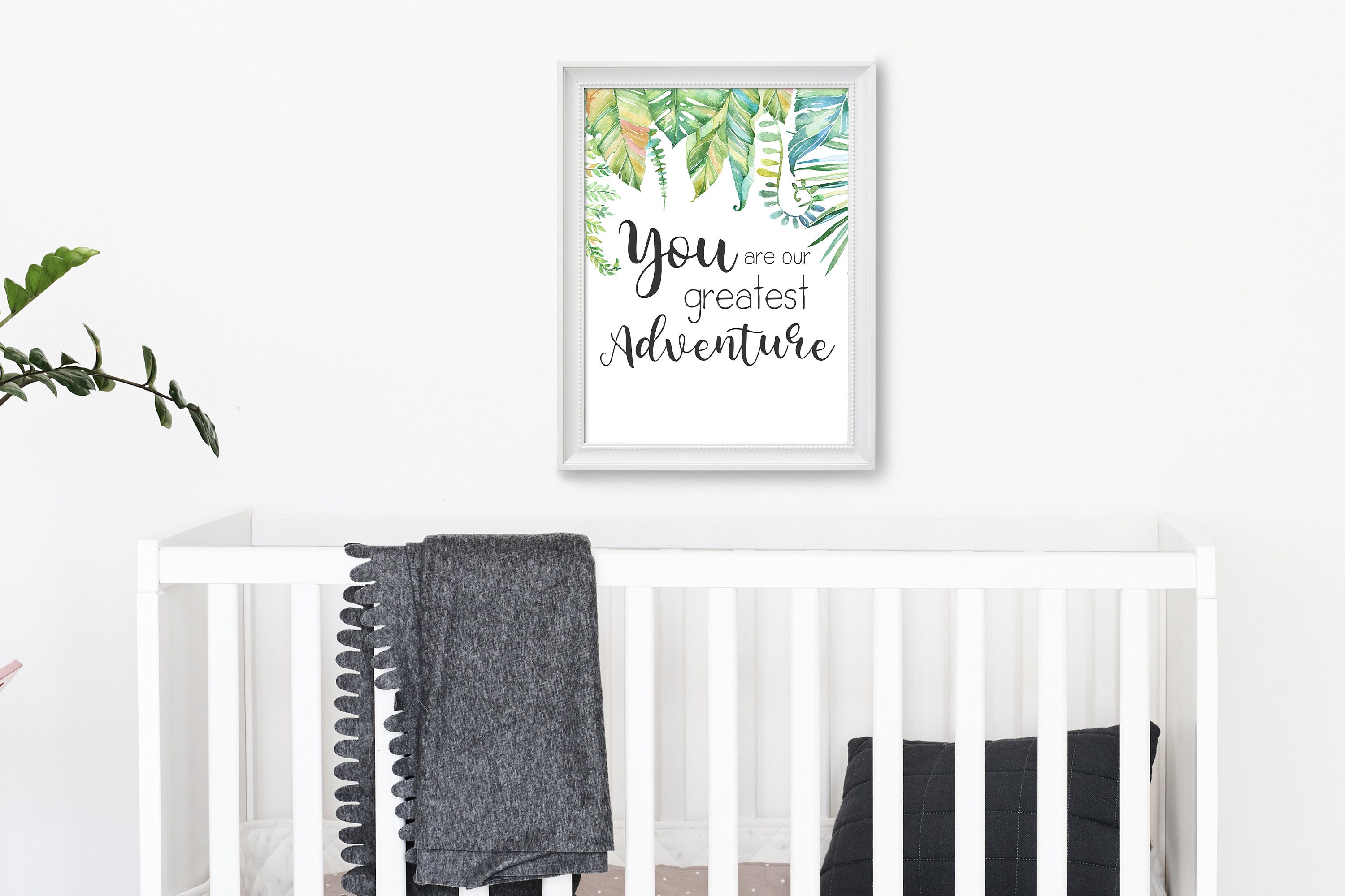 You Are Our Greatest Adventure Wall Art Tree Nursery Print | Etsy