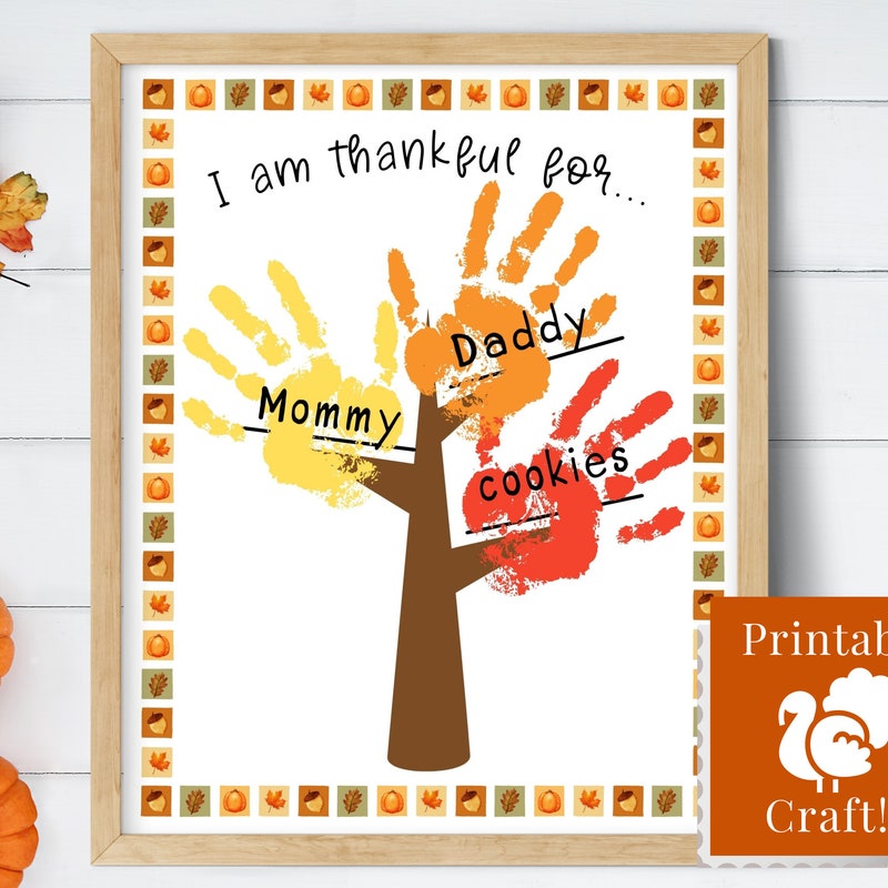 Handprint Tree - Etsy