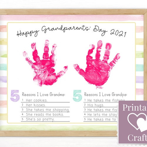 Grandparents Day Gifts Grandma and Grandpa Personalized | Etsy