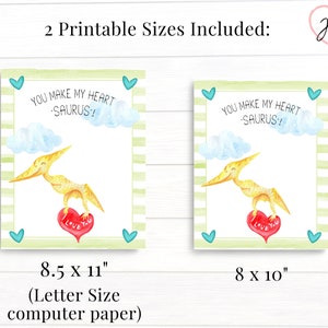 Pterodactyl Valentine for Kids, Handprint Craft Printables, Dinosaur ...