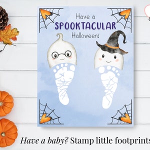 Halloween Handprint Craft for Toddlers, Ghost Printable, Preschool ...